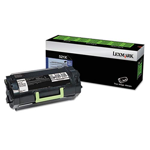 Lexmark 52D1x00 (521X) Extra High-Yield Toner, Black - in Retail Packaging