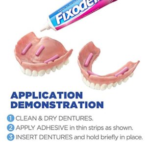 Fixodent Original Denture Adhesive Cream-2.4 oz, 4 pk