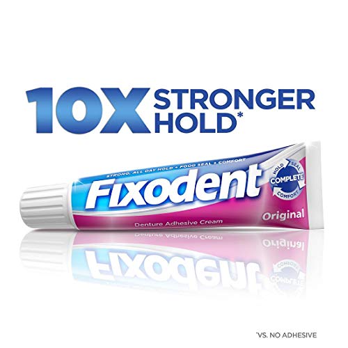 Fixodent Original Denture Adhesive Cream-2.4 oz, 4 pk