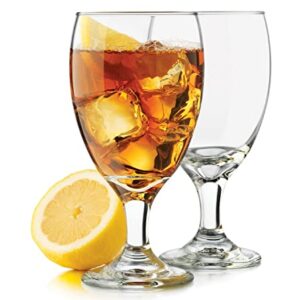 Libbey 16 Ounce Occasions Classic Goblet Glass, Clear, 4-Piece