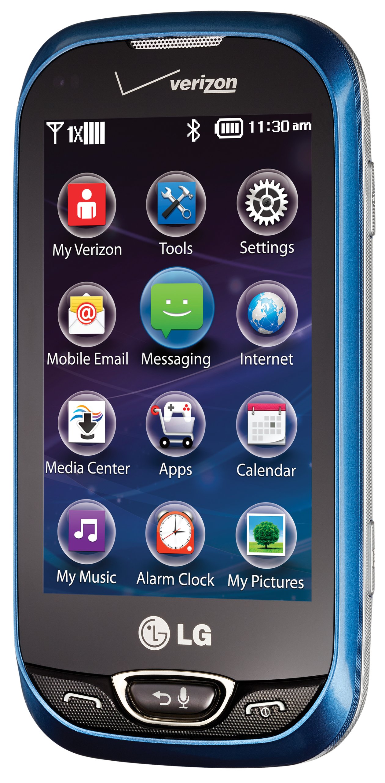 LG Extravert 2, Blue (Verizon Wireless)