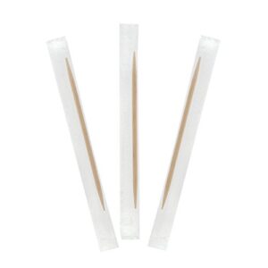 Royal Mint Individual Cello Wrapped Toothpicks, Package of 1000, 1-Pack, Beige