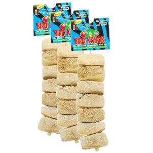 wesco pet original bird kabob shreddable bird toy (3 pack)