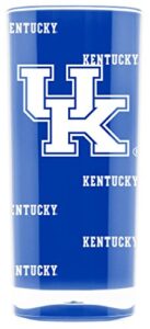 duck house ncaa kentucky wildcats 16oz insulated acrylic square tumbler white