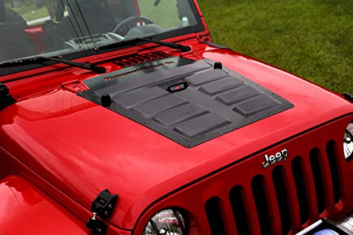 Rugged Ridge | Hood Vent Insert, Primer | 17759.11 | Fits 2007-2018 Jeep Wrangler JK