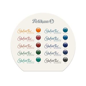 Pelikan Edelstein Ink Cartridges for Fountain Pens, Onyx, 1.4ml, 6/Pack (339622)