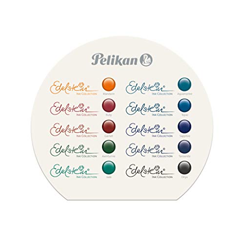 Pelikan Edelstein Ink Cartridges for Fountain Pens, Onyx, 1.4ml, 6/Pack (339622)