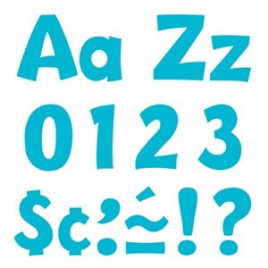 trend enterprises, inc. t-79769 sky blue 4" playful combo ready letters