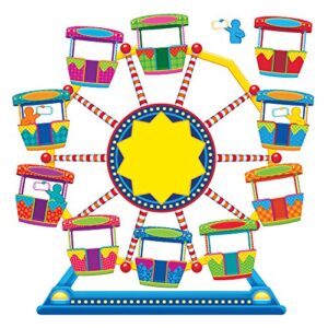 trend enterprises, inc. t-8417 ferris wheel job chart plus bulletin board set