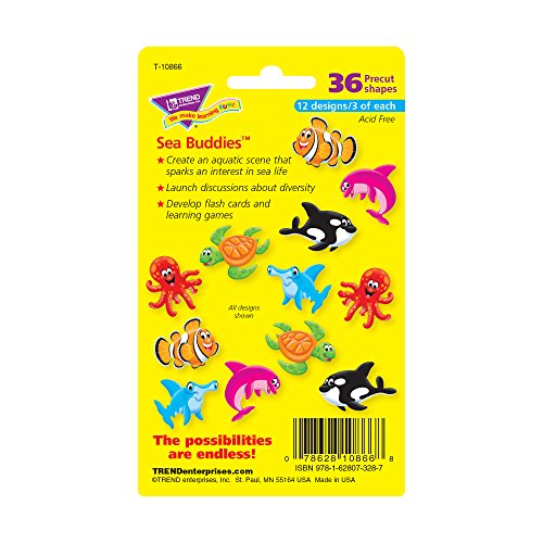 TREND enterprises, Inc. Sea Buddies Mini Accents Variety Pack, 36 ct