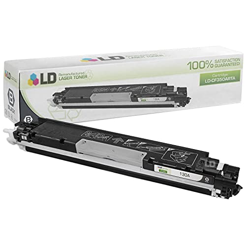 LD Products Remanufactured Toner Cartridge Replacement for HP 130A CF350A (Black) for use in Laserjet Pro MFP M176n, Pro MFP M177fw