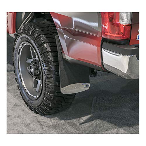 LUVERNE 251440 Front or Rear 12-Inch x 20-Inch Textured Rubber Mud Guards, Select Chevrolet Silverado, GMC Sierra 1500, 2500, 3500 HD