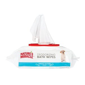 Nature's Miracle Deodorizing Bath Wipes for Dogs 100-Count