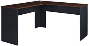 ameriwood home the works l desk, cherry