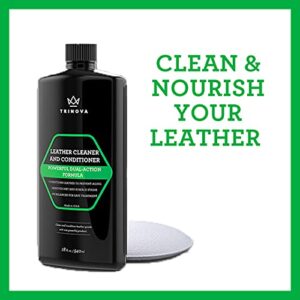 TriNova Leather Conditioner and Cleaner, 18 oz / 540 ml