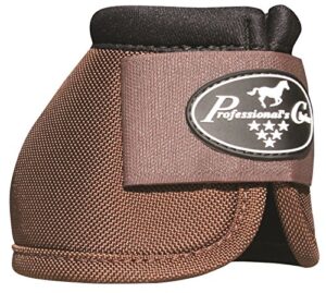 professional's choice ★ ballistic no turn overreach bell boots (chocolate, medium)