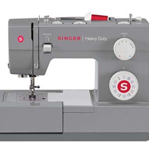 SINGER Heavy Duty Sewing Machine With Included Accessory Kit, 110 Stitch Applications 4432, Perfect For Beginners, Gray