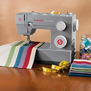 SINGER Heavy Duty Sewing Machine With Included Accessory Kit, 110 Stitch Applications 4432, Perfect For Beginners, Gray