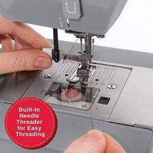 SINGER Heavy Duty Sewing Machine With Included Accessory Kit, 110 Stitch Applications 4432, Perfect For Beginners, Gray