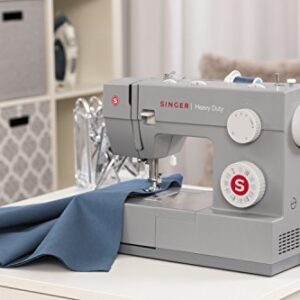 SINGER Heavy Duty Sewing Machine With Included Accessory Kit, 110 Stitch Applications 4432, Perfect For Beginners, Gray