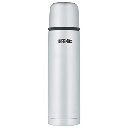 Thermos Vacuum Insulated Compact Stainless Steel Beverage Bottle, 34-Ounce (FBB1000SS4)