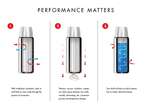 Thermos Vacuum Insulated Compact Stainless Steel Beverage Bottle, 34-Ounce (FBB1000SS4)