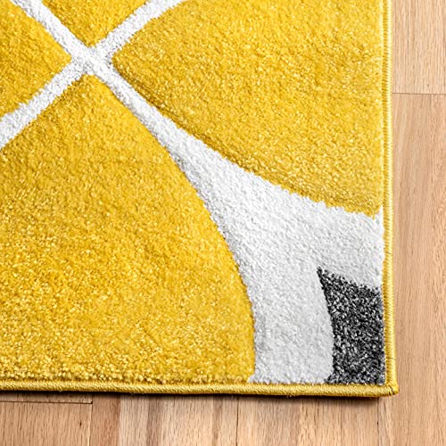 nuLOOM Gabriela Contemporary Trellis Area Rug, 5x8, Sunflower