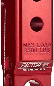 Factor 55 00020-01 HitchLink 2.0 Receiver Shackle Mount - Red