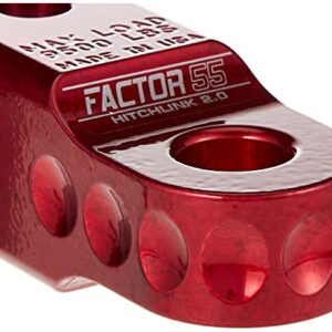 Factor 55 00020-01 HitchLink 2.0 Receiver Shackle Mount - Red