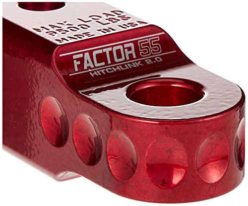 Factor 55 00020-01 HitchLink 2.0 Receiver Shackle Mount - Red