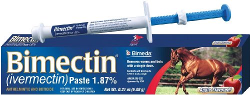 Bimectin Ivermectin Paste Horse Wormer (1.87 Ivermectin) Single dose