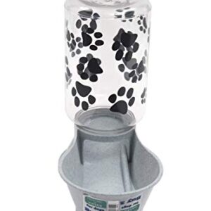 Lixit Reversable Water or Dry Food Feeders for Cats and Dogs (Large, Granite)