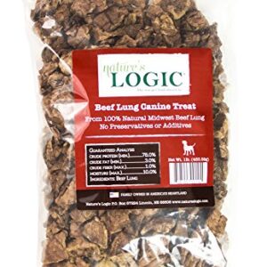 Nature's Logic Beef Lung Canine Treat, 1lb