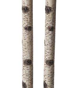 Set of 2 - Birch Bark Taper Candles