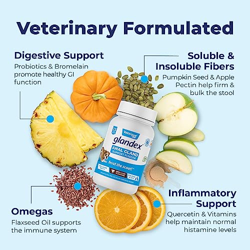 Glandex Dog & Cat Anal Gland Sac Fiber Supplement Powder with Pumpkin, Digestive Enzymes & Probiotics – Vet Recommended Healthy Bowels & Digestion - Boot The Scoot 2.5oz Beef Liver - by Vetnique Labs