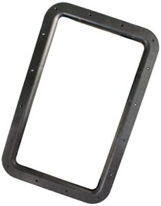 jr products 11021 black rv deluxe entry door window frame