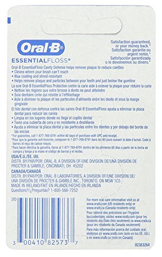 Oral-B 54 Yards Floss Essential Mint Wax (6 Pack)