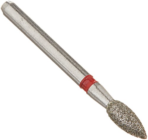 ValuDiamond V-368/020F Economic Line of Diamond Burs, Single Use/Multi-Use, Egg/Football (368/016, 368/020, 368/023, 379/018, 379/023), Fine (Pack of 10)