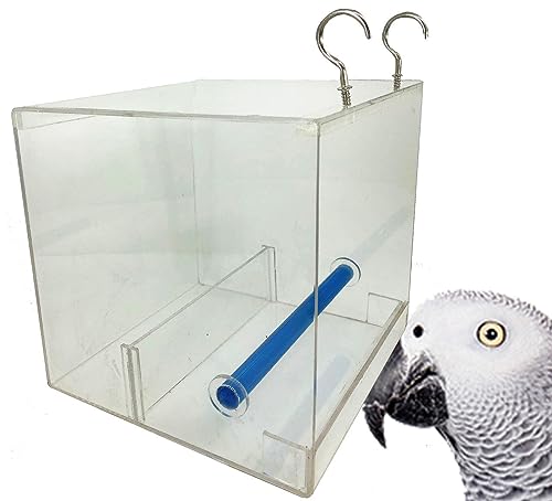 Large Tweeky Clean Seed Bird Feeder Parrot Toy Toys African Grey Amazon Tidy No Mess