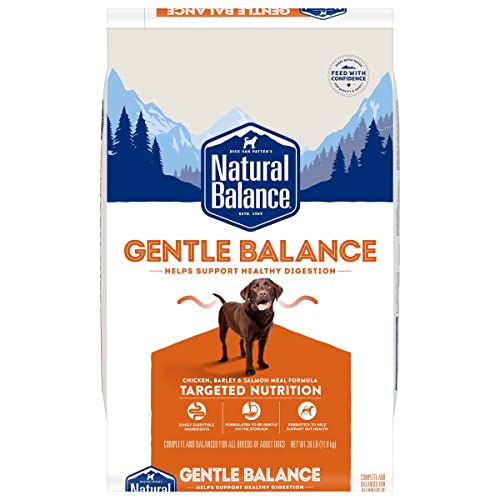 Natural Balance Gentle Balance Chicken Barley & Salmon Meal Adult Dry Dog Food 26 Pound (Pack of 1)