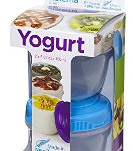 Sistema To Go Collection Yogurt Food Storage Containers, Pack of 2