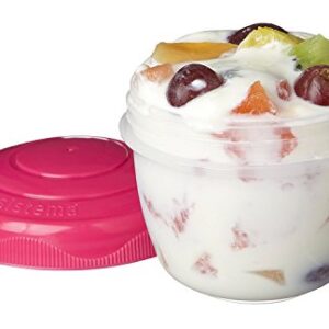 Sistema To Go Collection Yogurt Food Storage Containers, Pack of 2