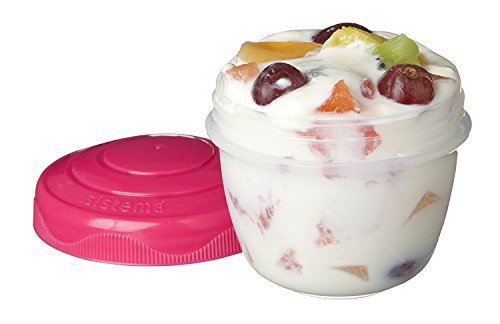 Sistema To Go Collection Yogurt Food Storage Containers, Pack of 2