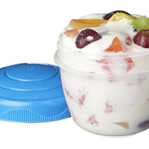 Sistema To Go Collection Yogurt Food Storage Containers, Pack of 2