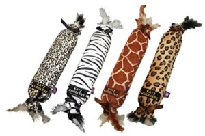 multipet katz kuddlerz elongated plush cat toy, all breed sizes