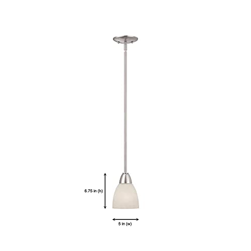 Designers Fountain 15005-MP-35 Torino Mini Pendant, Brushed Nickel