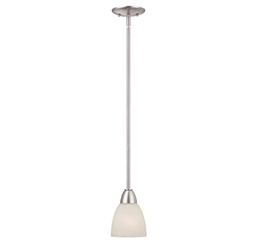 Designers Fountain 15005-MP-35 Torino Mini Pendant, Brushed Nickel