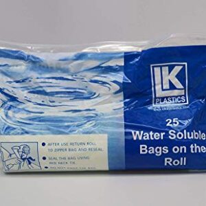 26 x 33" .8 Mil Dissolvable Water Soluble Laundry Bags (100 Bags) - Elkay Plastics WSB2633