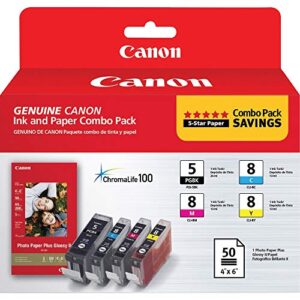 canon pgi-5/cli-8 with photo paper,cyan