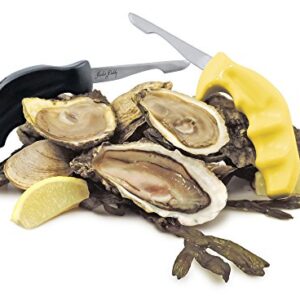 Swissmar Shucker Paddy Oyster Tools (Black Handle)